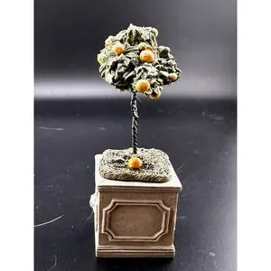 Toys | Dollhouse Restoration Miniature Lemon Tree Heavy Sculpture ...